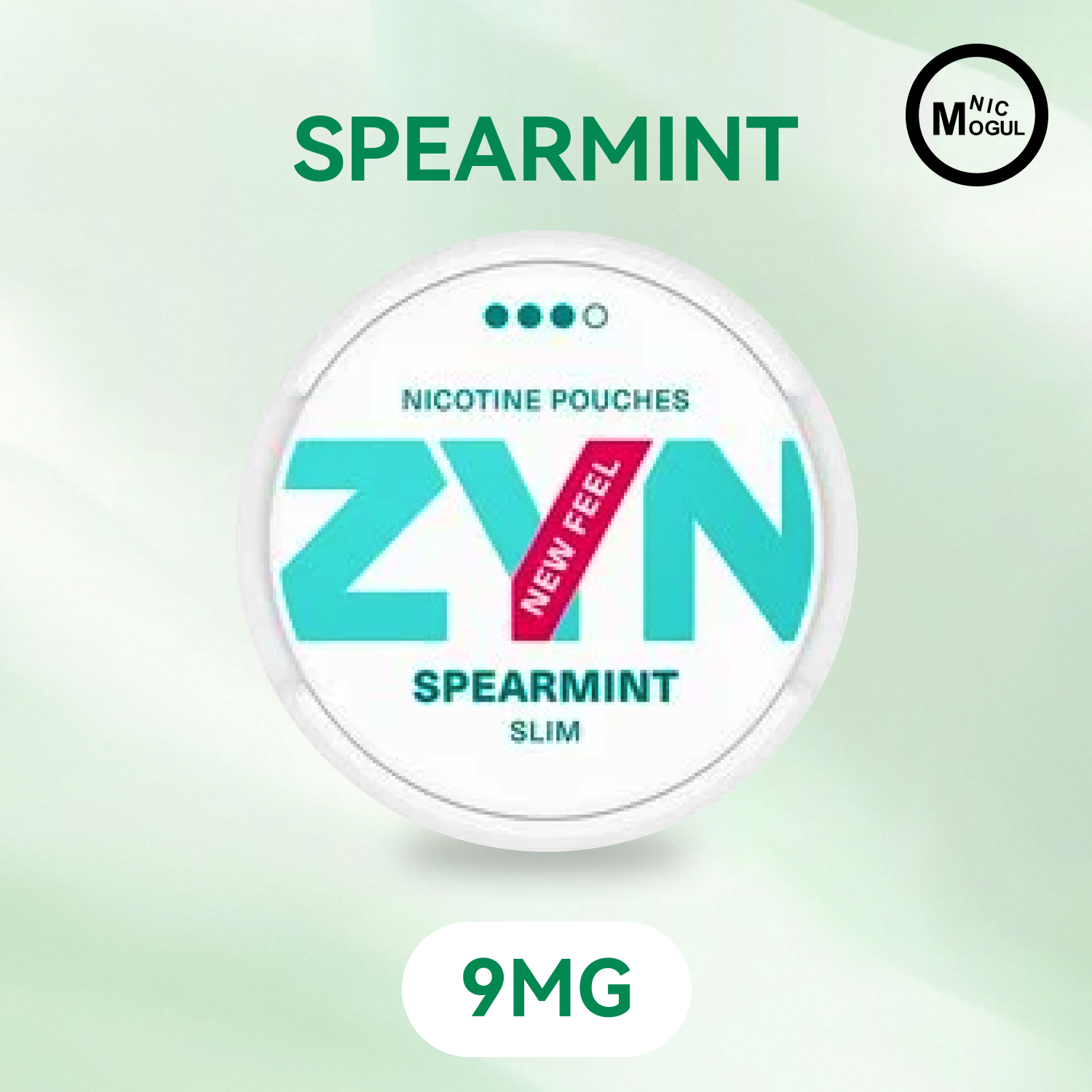 Buy ZYN Spearmint Slim 9mg | NIC MOGUL OZ