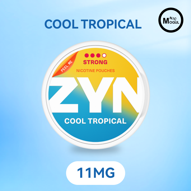 ZYN Cool Tropical 11mg | $8.5 | NIC MOGUL OZ